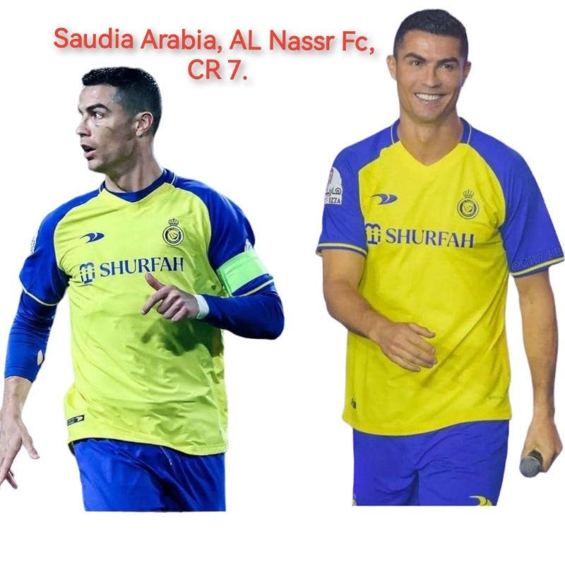22/23 AL-Nassr Home kit ( SAUDI ARABIA FC /CR 7 - Ronaldo, saudi Arabia World Cup Jersey ...