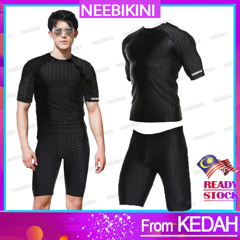 K7 Baju berenang lelaki man swimming suit men swimsuit swimpant man ...