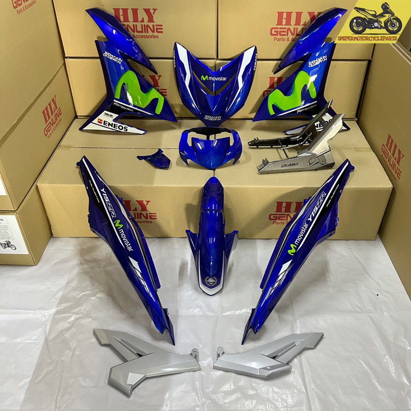 Y15 Y15ZR Y15Z V1 V2 MOVISTAR BLUE ENEOS VERSION 2016 BODY SET COVER ...