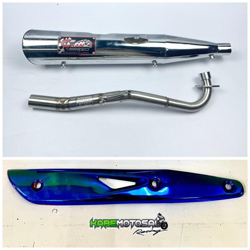 🏁 EKZOS RACING + COVER HONDA WAVE 125R 125S 125X 🏁 THAILAND STYLE ...