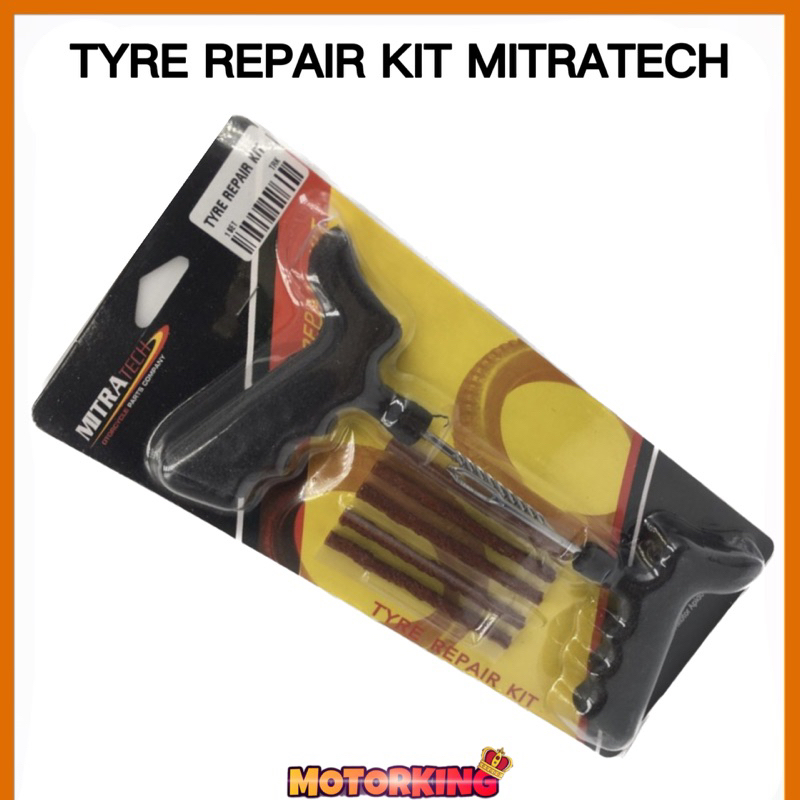 TUBELESS TAYAR REPAIR KIT FULL SET MITRATECH CACING TAYAR TOOLSET ...
