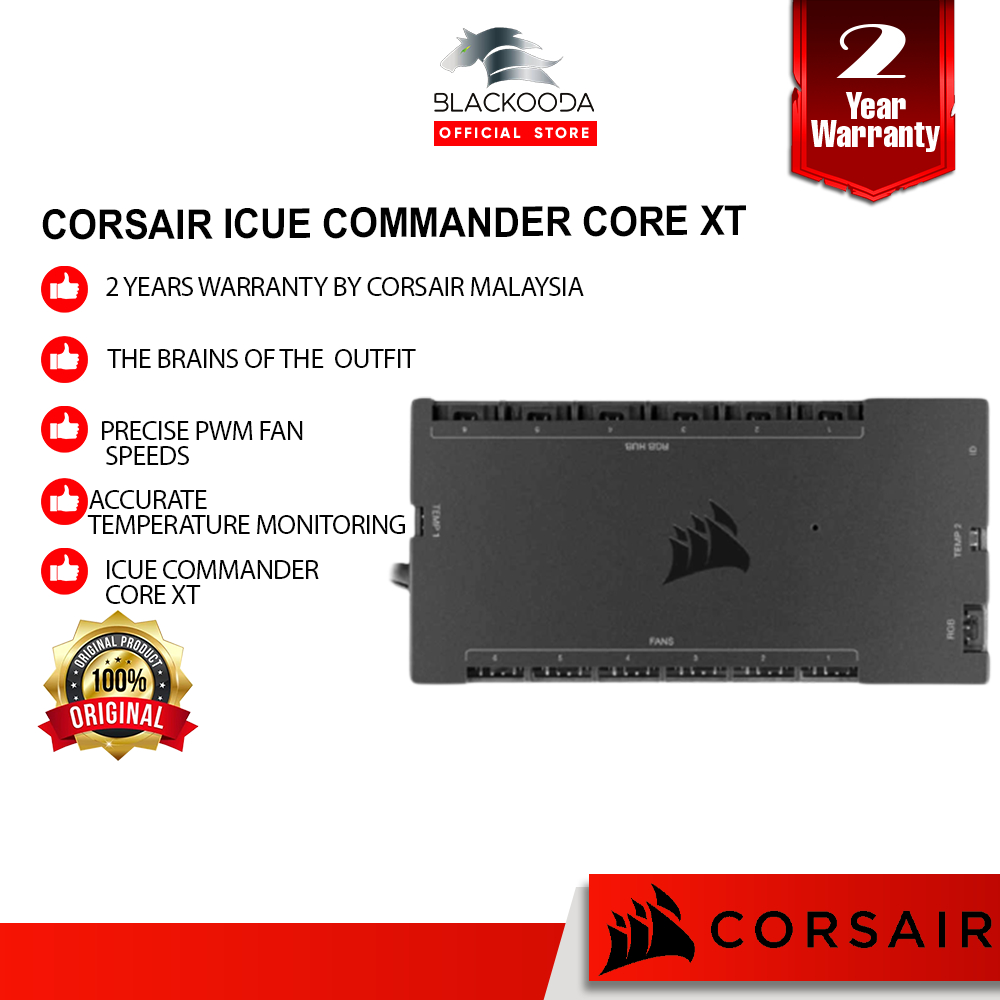CORSAIR iCUE COMMANDER CORE XT Smart RGB Lighting and Fan Speed ...