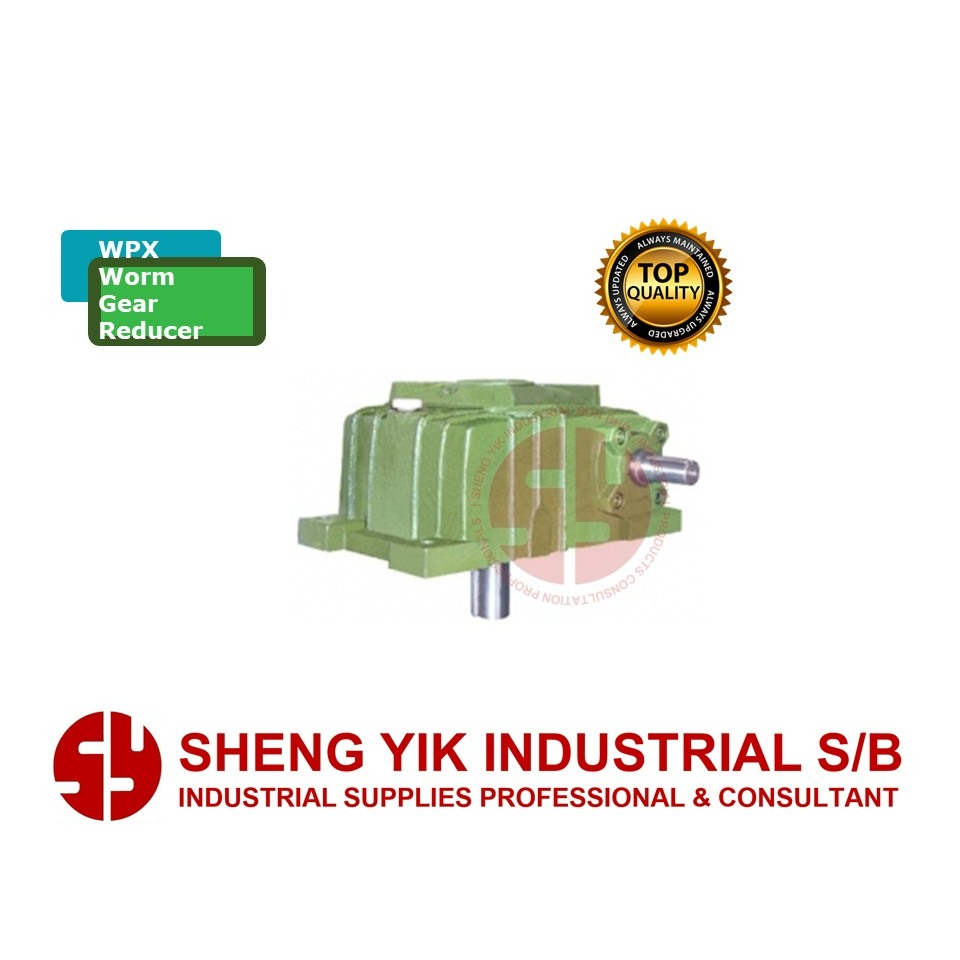 SYI Toyo WPX120 Worm Gearbox Reducer Ratio 1:10, 1:20, 1:30, 1:40, 1:50 ...