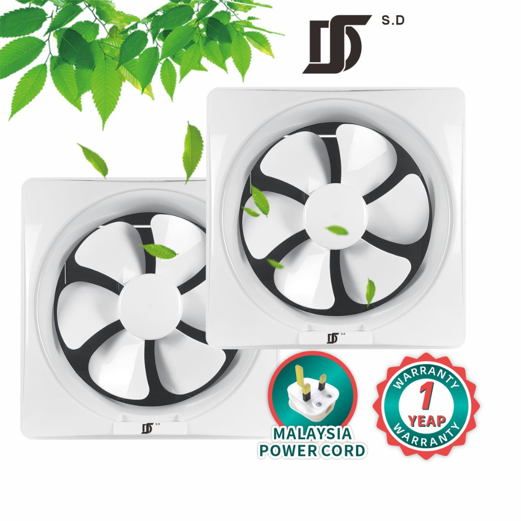 Bsboss PVC Wall Exhaust Fan 6/8/10/12Inch Ventilation Fan Kitchen Fan ...