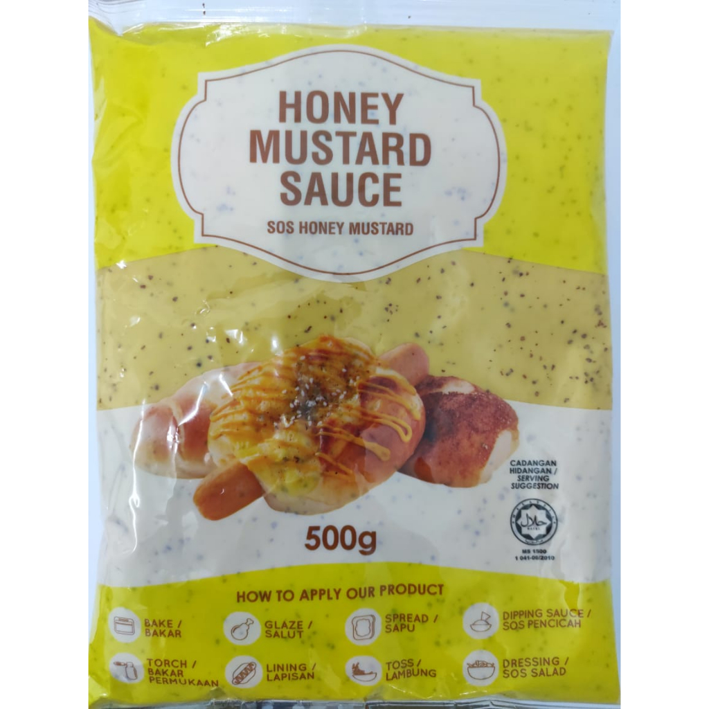 KEWPIE Honey Mustard Sauce / Sos Mustard 500GM (NEW PACKAGING) | Shopee ...