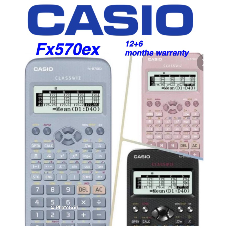 🔺Fast shipped out!🔺Casio FX-570EX scientific calculator[MARCOe-warranty]Casio fx-570EX FX570 ...