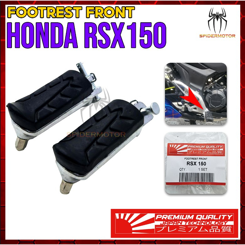Footrest Rubber Front Honda RSX150 / RSX-150 / RSX 150 / RS-X / RS X ...