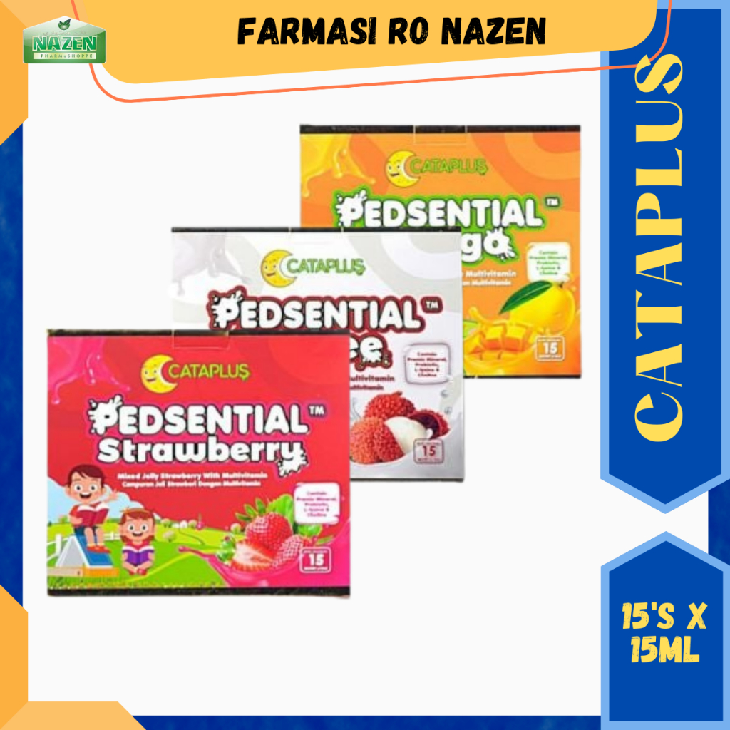 CATAPLUS PEDSENTIAL STRAWBERRY / LYCHEE / MANGO {Multivitamin | tambah ...