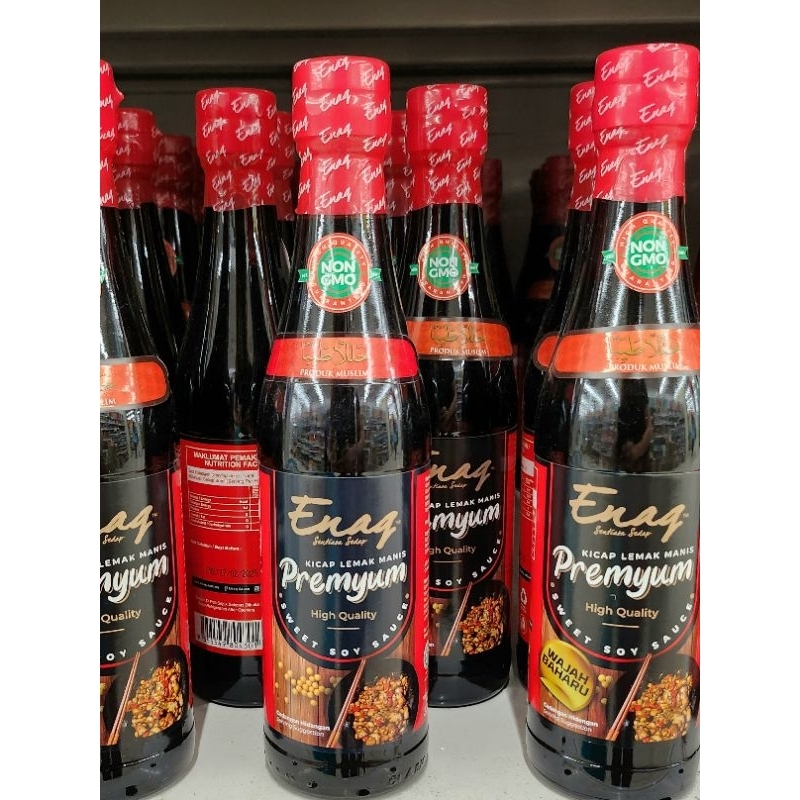ENAQ Kicap Lemak Manis Premyum HALAL (Sweet Soy Sauce) Produk Muslim ...