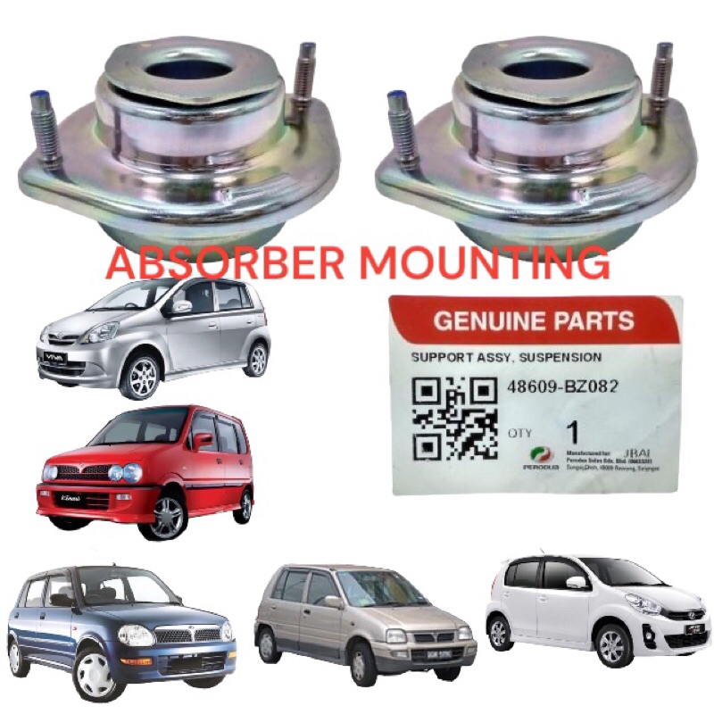ORIGINAL PERODUA MYVI @ LAGI BEST / ICON (2005-2017) VIVA KELISA KENARI KANCIL ABSORBER MOUNTING ...