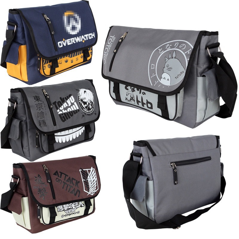 Anime Peripheral Backpack Schoolbag Attack Satchel Tokyo My Neighbor ...