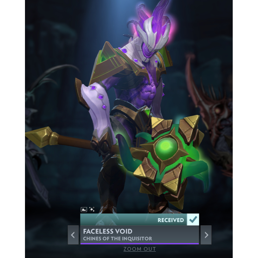 FV Faceless Void Collector Cache - Chines of the Inquisitor [30 days Friend] [Dota 2 Diretide ...