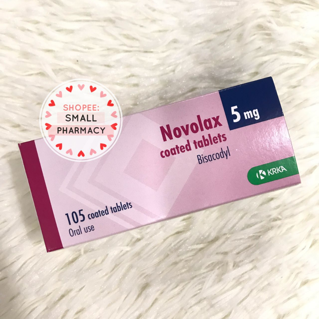 Novolax 5mg tablet 105s one box ( same as dulcolax ) Bisacodyl - For ...