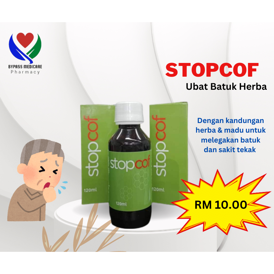 STOPCOF UBAT BATUK HERBA + MADU (batuk kahak & batuk kering) | Shopee ...