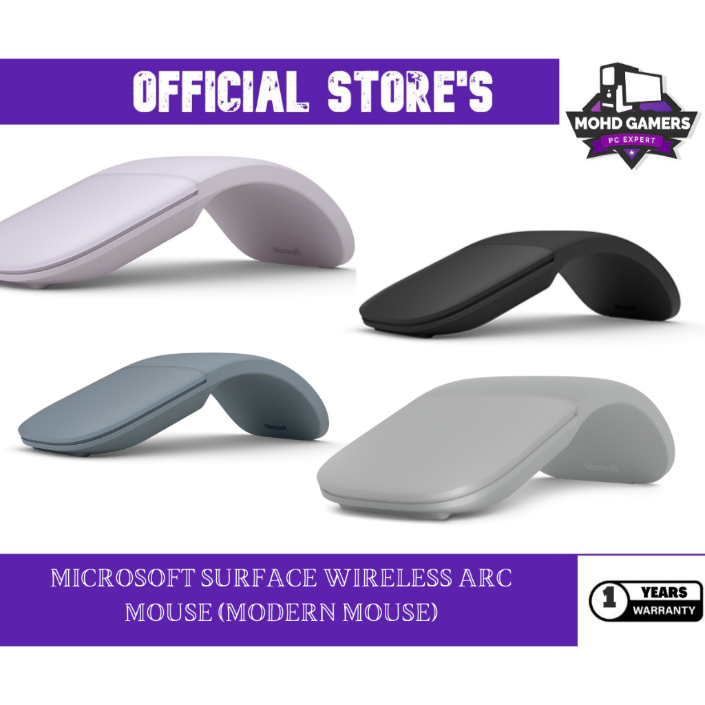 MICROSOFT SURFACE WIRELESS ARC MOUSE (MODERN MOUSE) | Shopee Malaysia