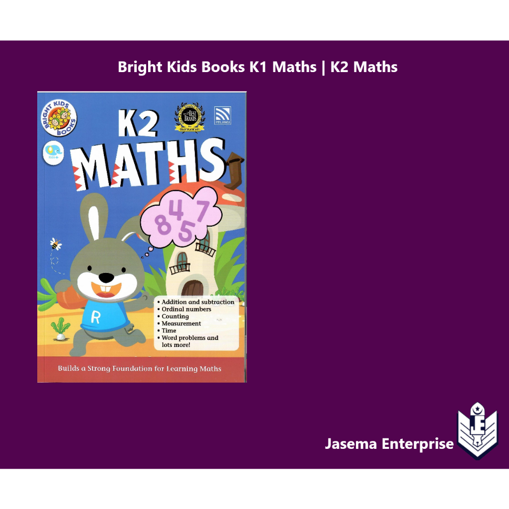 Bright Kids Books K1 Maths | K2 Maths for Preschool | Shopee Malaysia