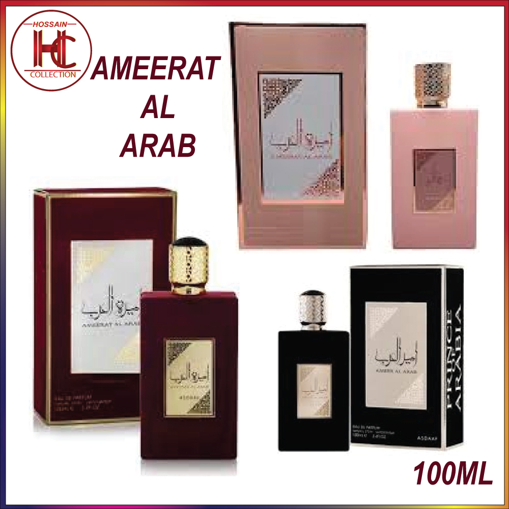 Ameerat Al Arab (ROSE PINK /RED/BLACK) EDP 100ml Original 100% Asdaaf ...