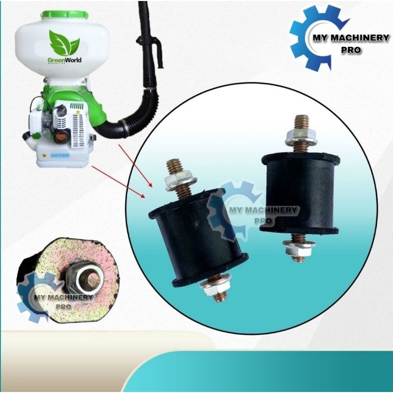 3F-30 Mounting Mesin Sembur Padi Rubber Pillar 3F30 Mist Blower Mounting Support | Shopee Malaysia