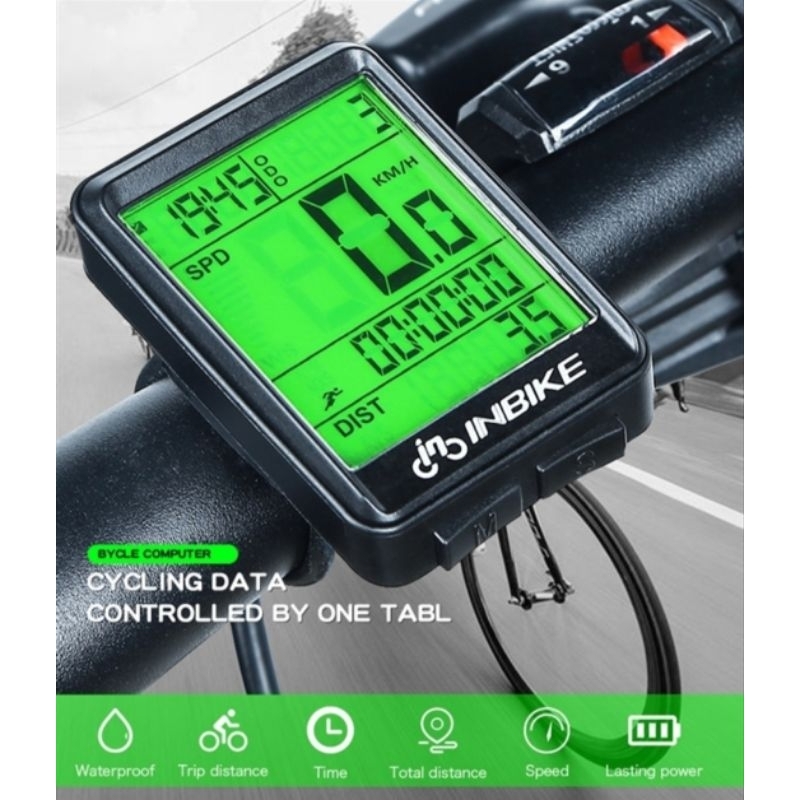 InBike Wireless Bicycle Computer Speedometer Waterproof Wireless ...