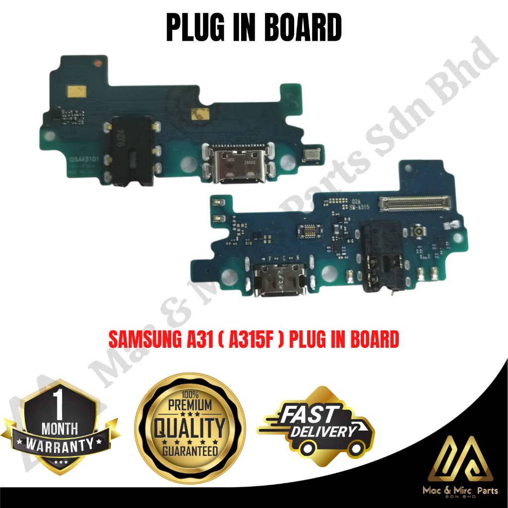 SAMSUNG A31 ( A315F ) CHARGING BOARD PLUG IN BOARD ( READY STOCK ...