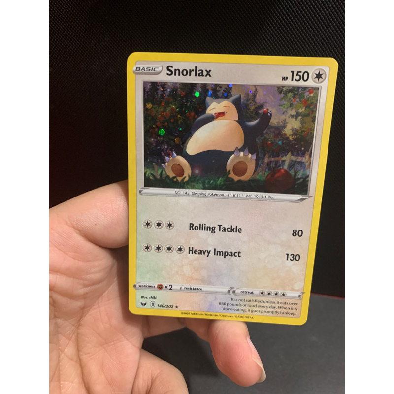 Pokemon Tcg - Snorlax Holo | Shopee Malaysia