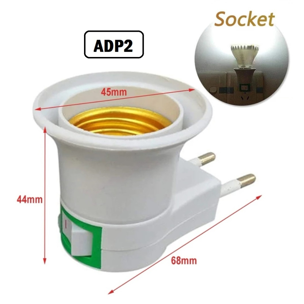 💜 Beauty 2u 💜 Hot Sell White E27 Led Light Socket Plug Holder Adapter ...