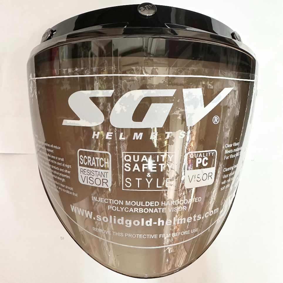 SGV SGV99 MS88 MHR HELMET VISOR 3 BUTTON TINTED SMOKE BLACK CAP ...