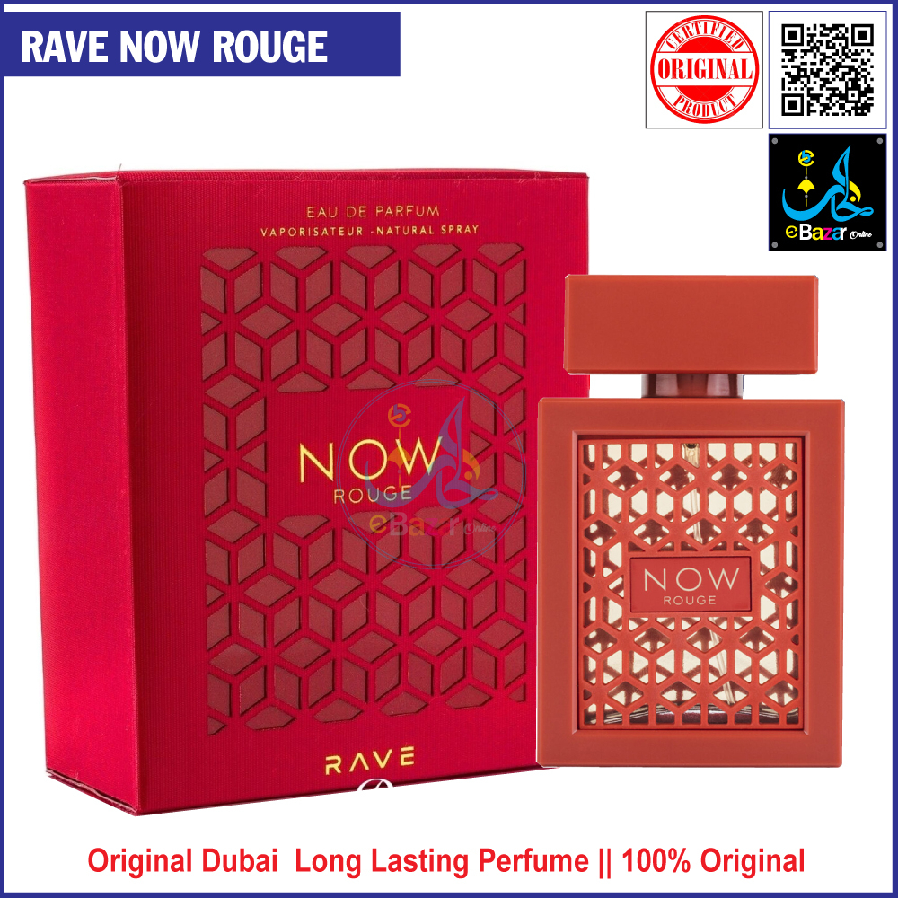 Rave Now Rouge / Rave NOW INTENSE / RAVE NOW PERFUME FOR MEN WOMEN 100 ...