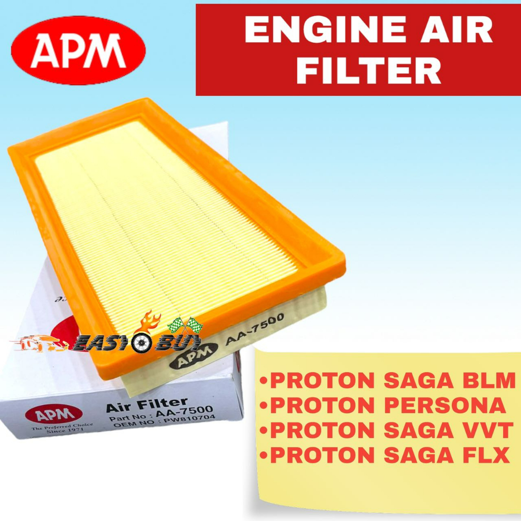 APM Engine Air Filter - Proton Saga BLM FL FLX VVT / Persona / Iriz ...
