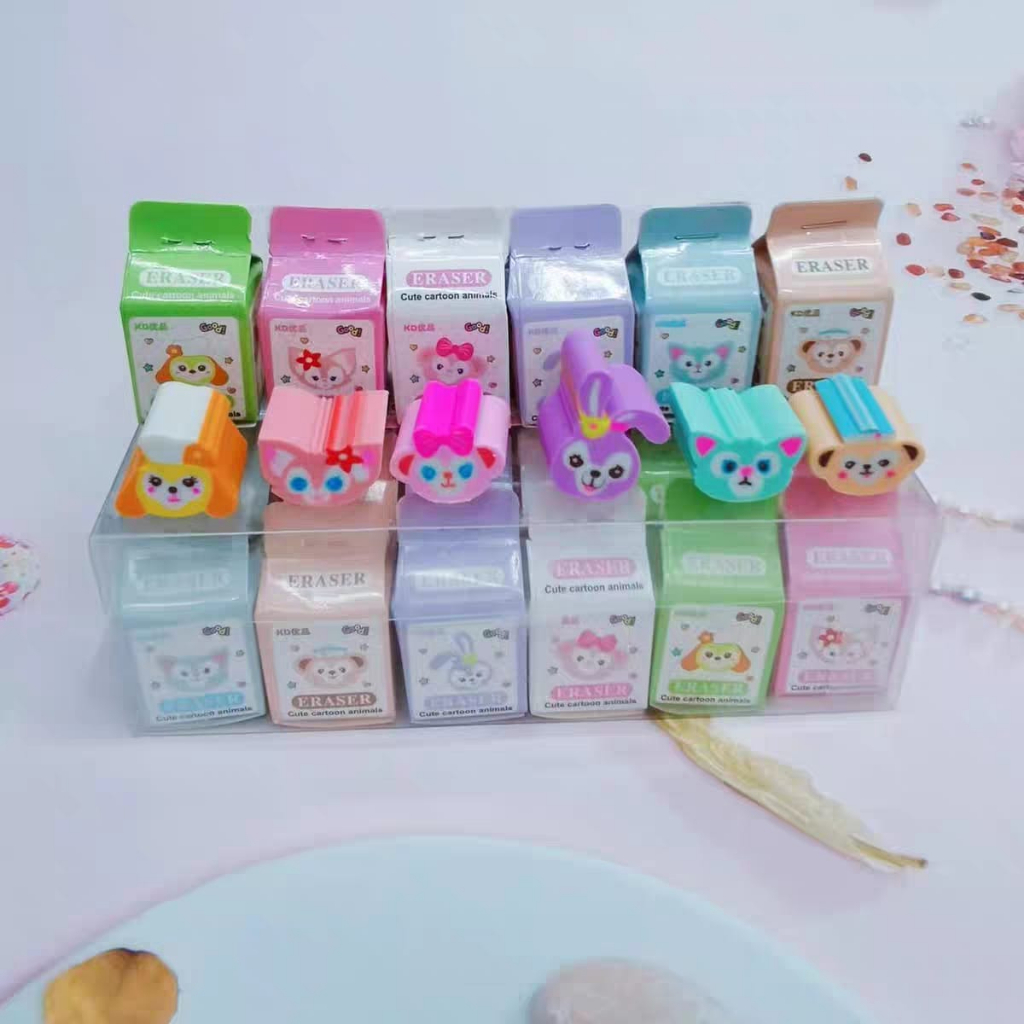 🔥 READY STOCK 🔥 Cute Adorable Mini Milk Box Eraser Stella Duffy ...