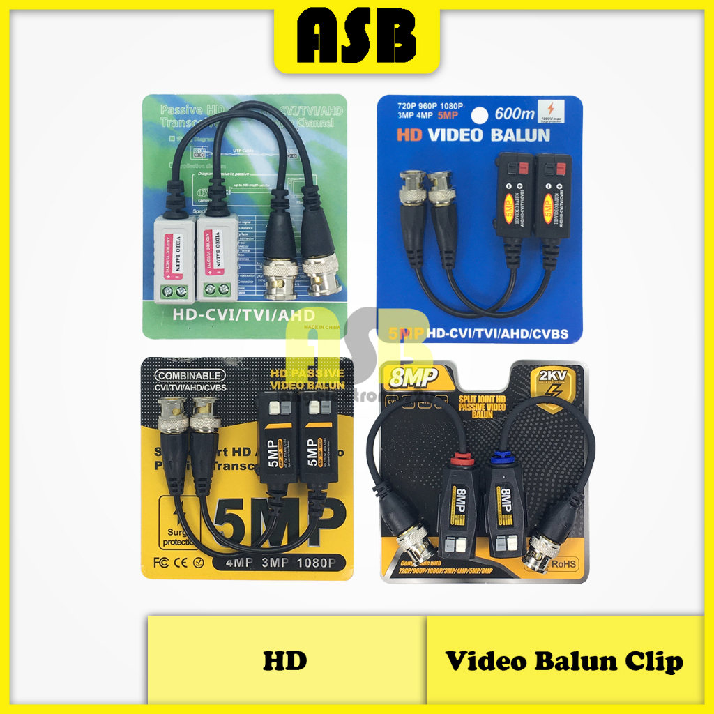 (1pc) HD Video Balun Clip ( 5MP / 8MP ) | Shopee Malaysia