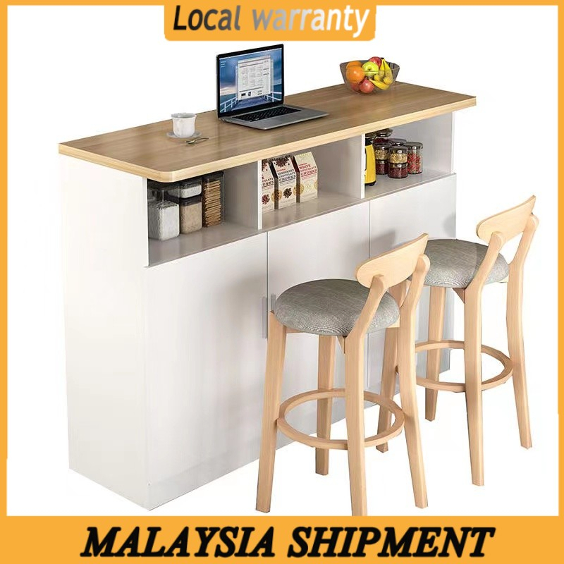 New Bar table High table Bar cabinet Multi function side storage ...