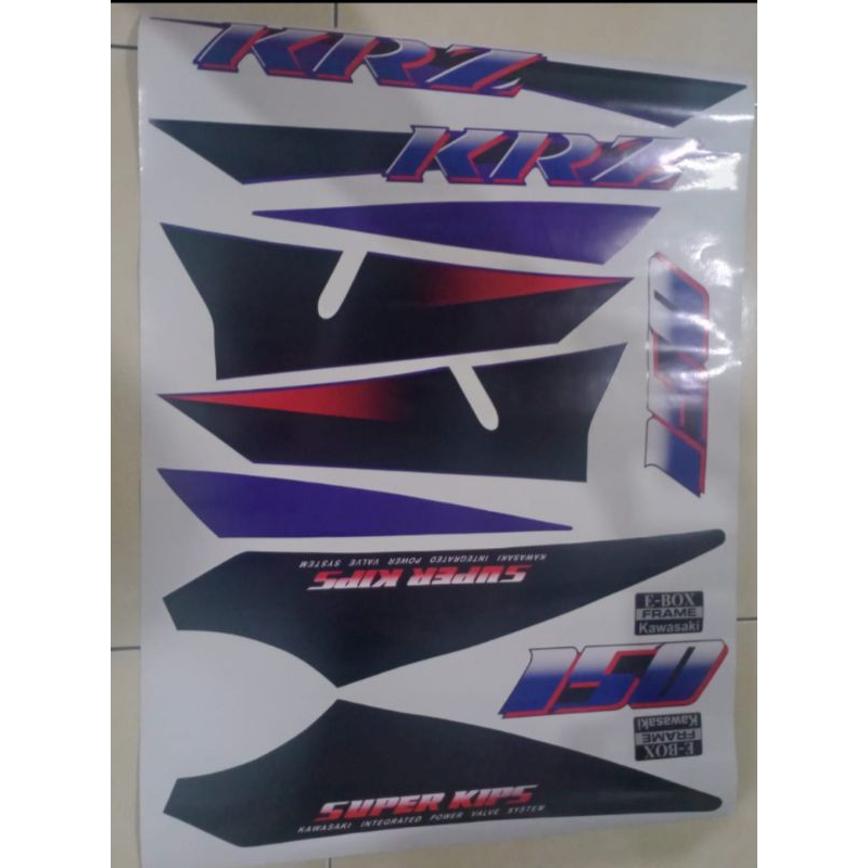 KAWASAKI KRZ 150 STICKER | Shopee Malaysia