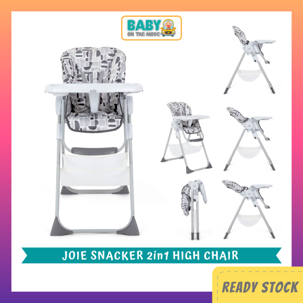 JOIE Snacker 2in1 Baby High Chair Kerusi Makan 6month to 15kg | Shopee ...