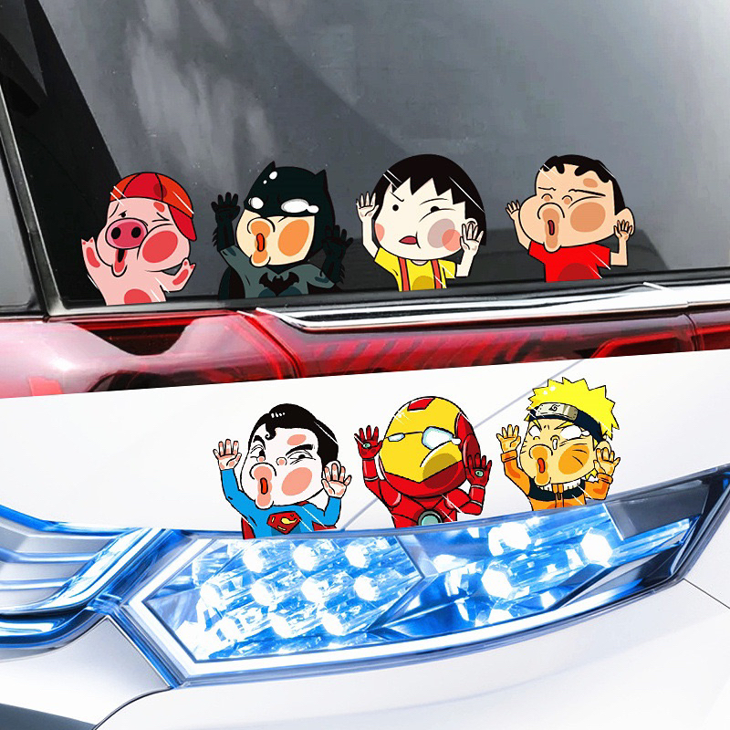 car funny sticker one piece marvel DC kereta stiker | Shopee Malaysia