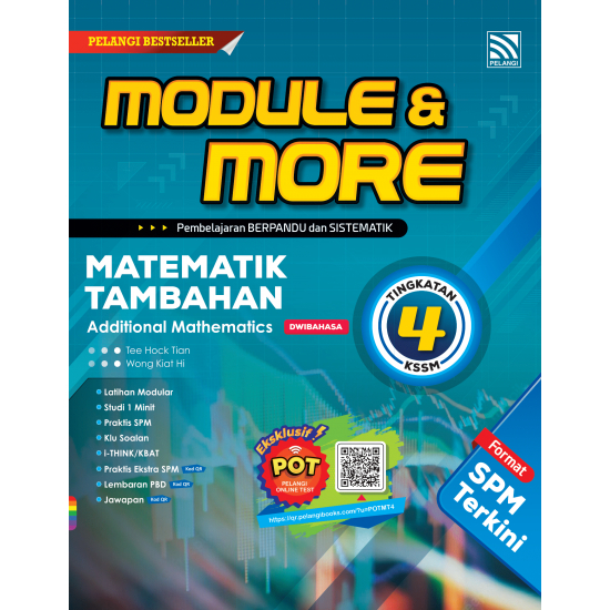 MODULE & MORE MATEMATIK TAMBAHAN/ADDITIONAL MATHEMATICS FORM 4 ...