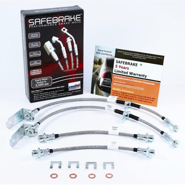 Honda Civic EF SI SIR 1987-1995 - Safebrake Pro RS Steel Braided Brake ...