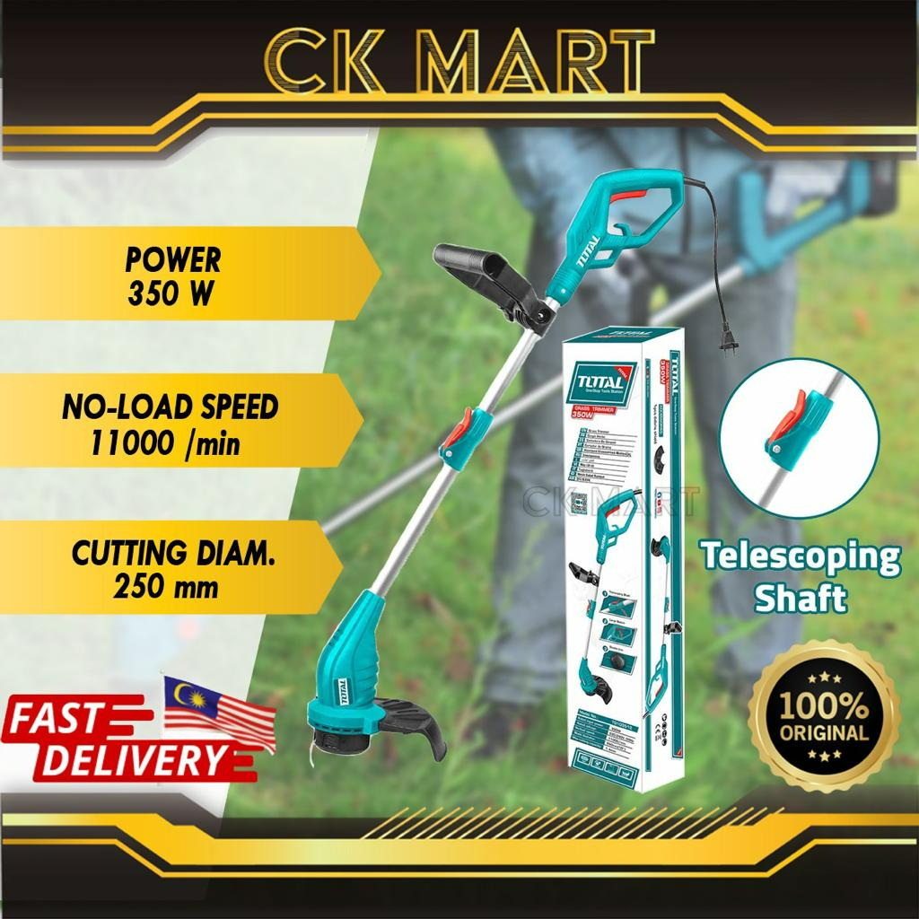 TOTAL Electric Grass Trimmer 350W For Gardening Tools 电动割草机 - TG103512 ...