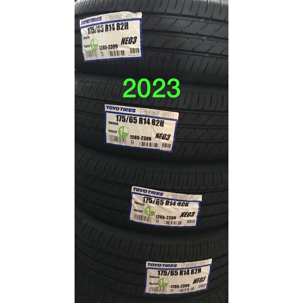 175/65R14 175 65 14 TOYO NE03 Car Tyre Tire Kereta Tayar Wheel Rim 14 ...