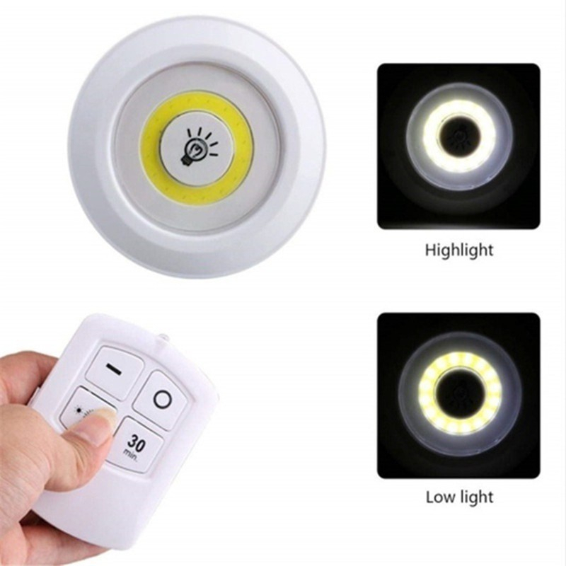 IKEA DETOLF LED Touch Light With Remote Control [ 3 Lamp & 1 Remote ...
