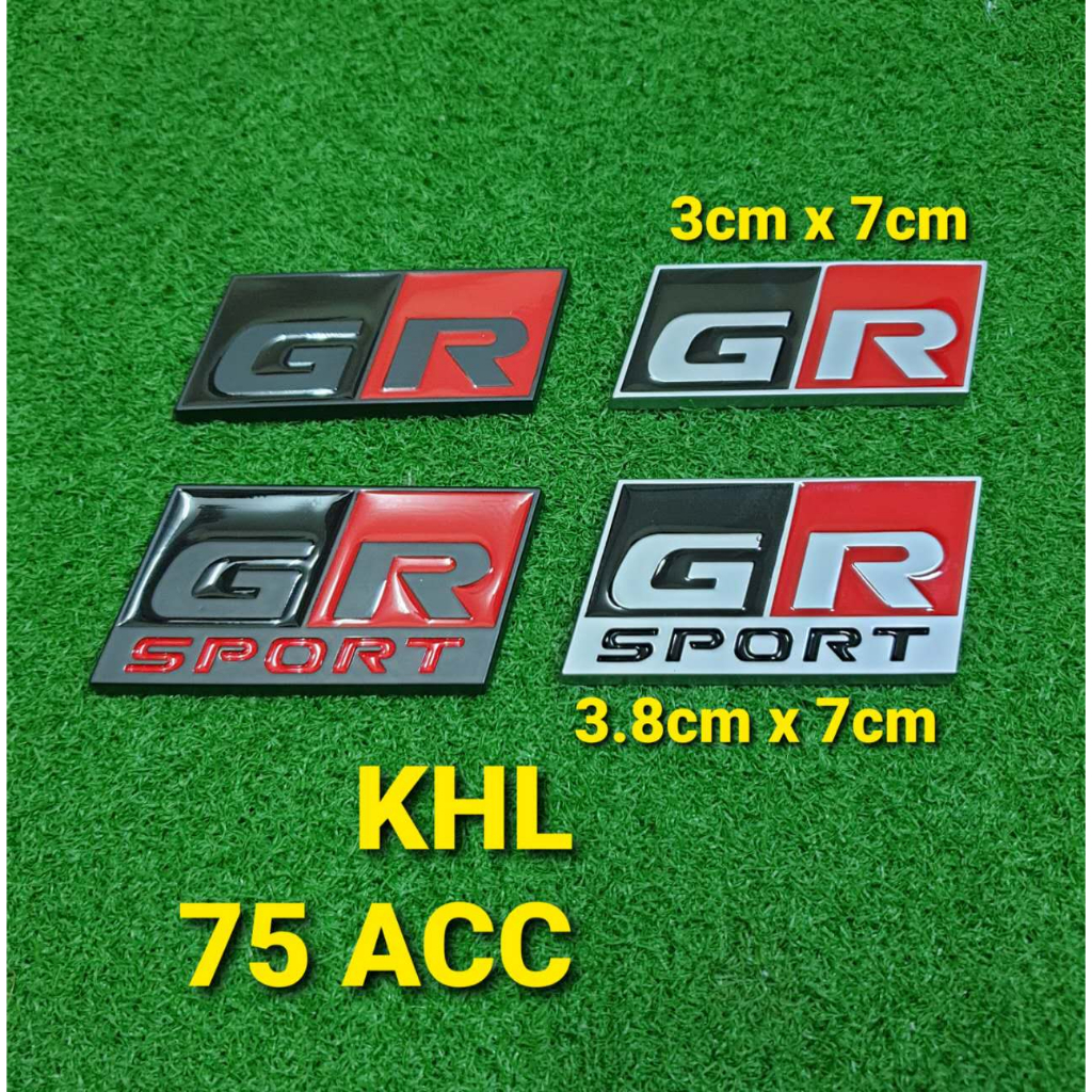 Emblem GR sport badge l | Shopee Malaysia
