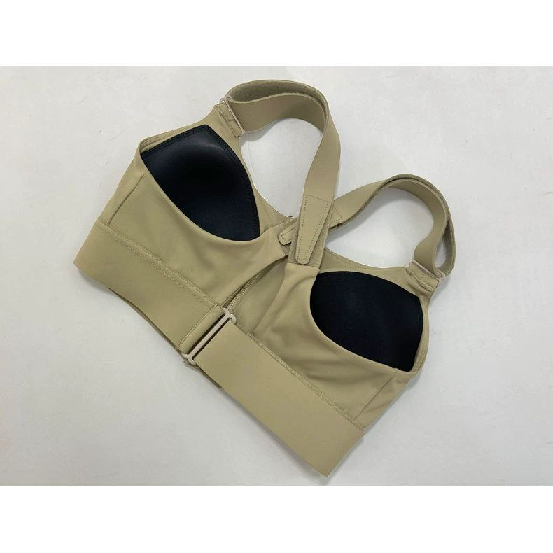 Velcro Adjustable front zipper bra plus size bra sport bra bra sukan ...