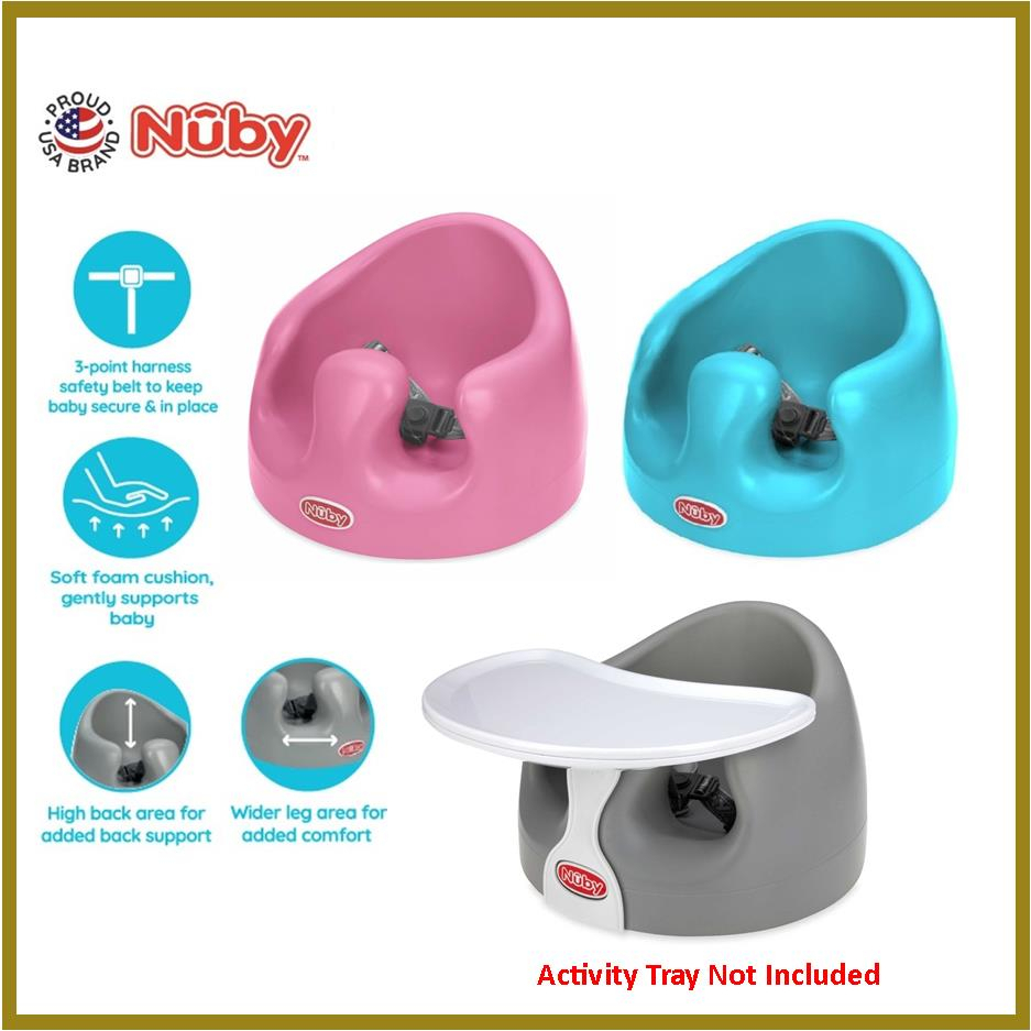 Nuby My Floor Seat Booster Seat 4m+ ( Portable Baby Feeding Chair ...
