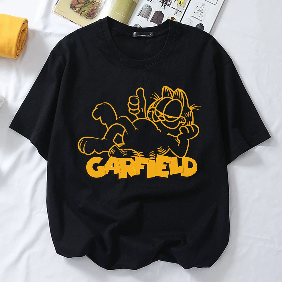 GARFIELD xs-3xl popcloset t shirt woman man tshirt women men baju t ...
