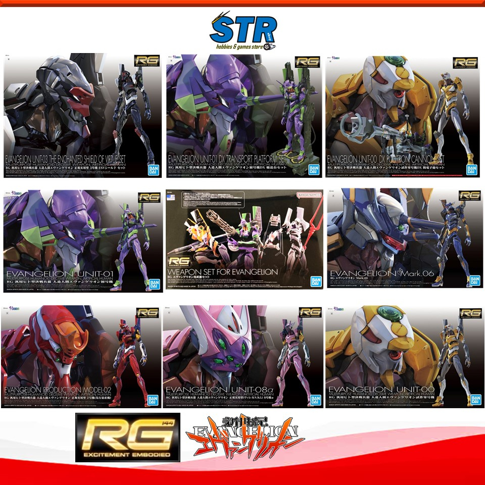BANDAI RG EVANGELION SERIES /00/01/02/03/06/08 [RG EVA] | Shopee Malaysia