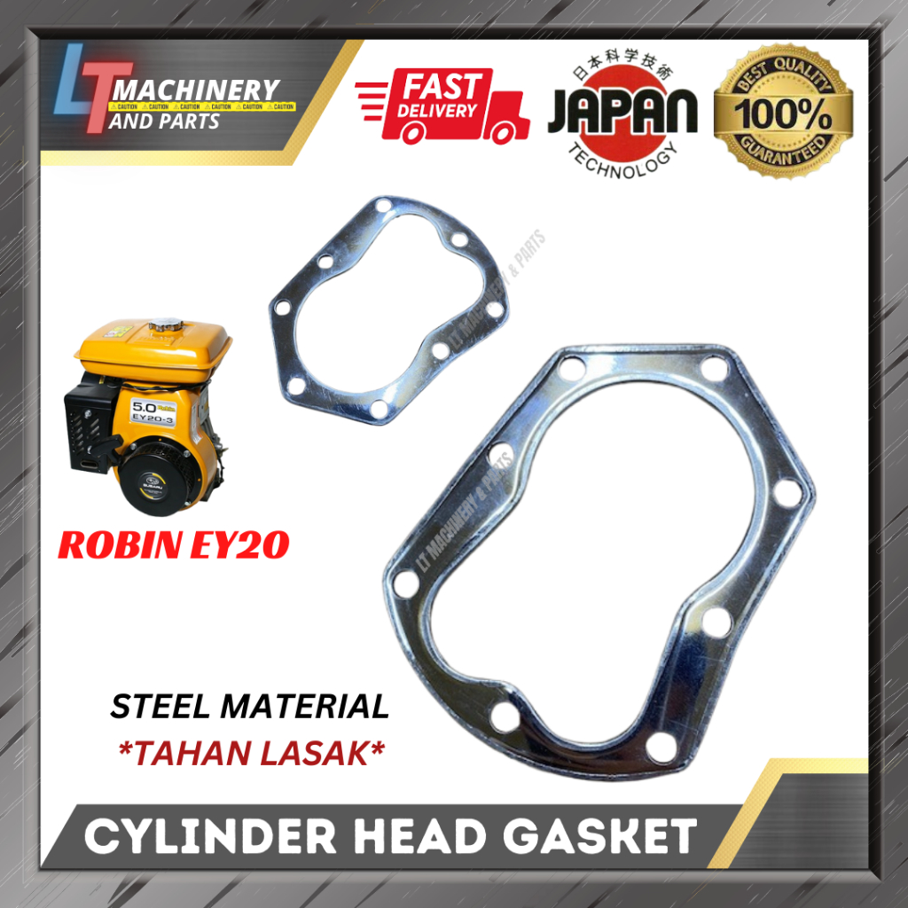 ROBIN SUBARU EY20 / EY20-3 ( 5.0HP ) HEAD GASKET (STEEL) | Shopee Malaysia