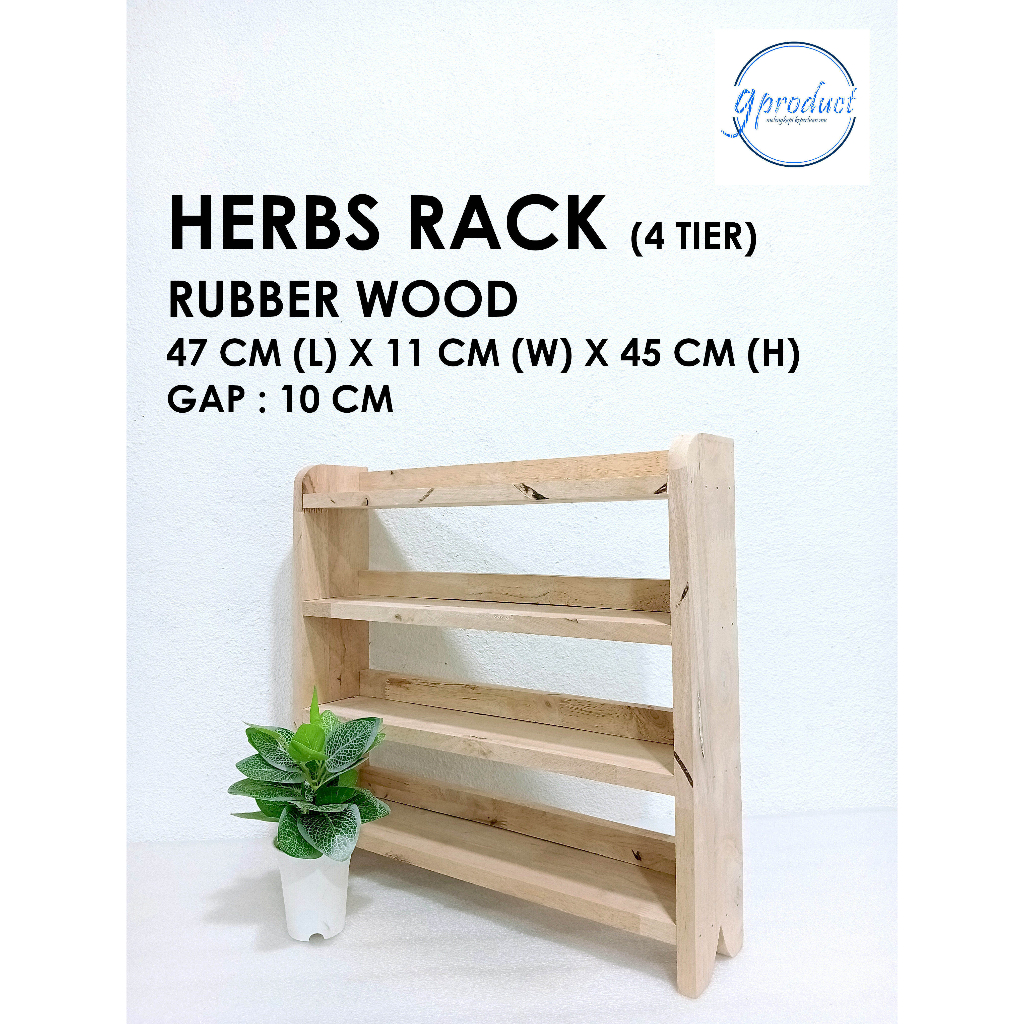 RAK HERBA REMPAH | HERBS RACK | KITCHEN FURNITURE | HIASAN DAPUR ...