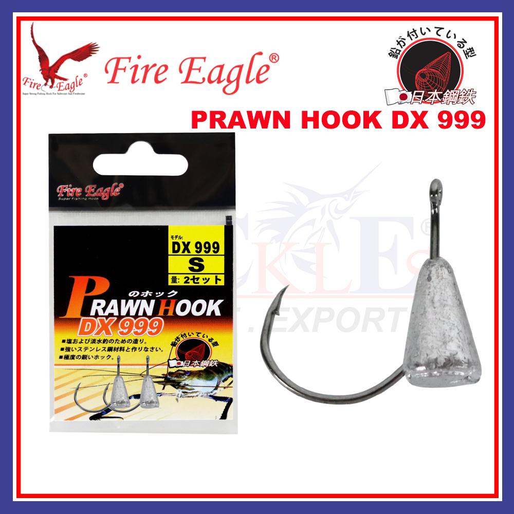 Fire Eagle Prawn Hook DX 999 Matakail Pancing Fishing Hook Matakail ...
