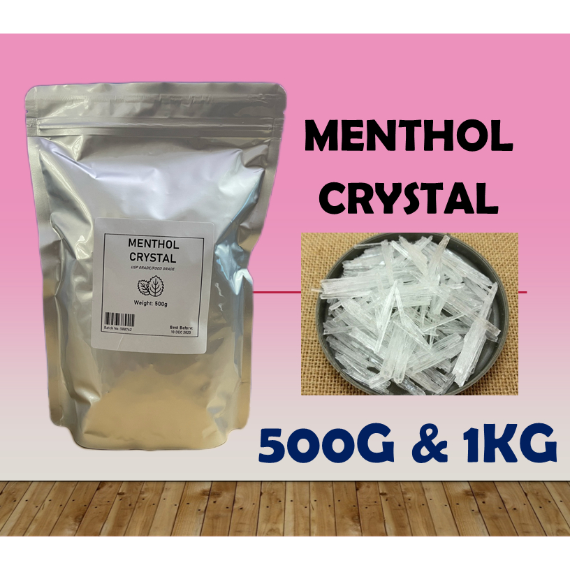 MENTHOL CRYSTAL | KRISTAL MENTOL [FOOD GRADE] 500G/1KG | Shopee Malaysia