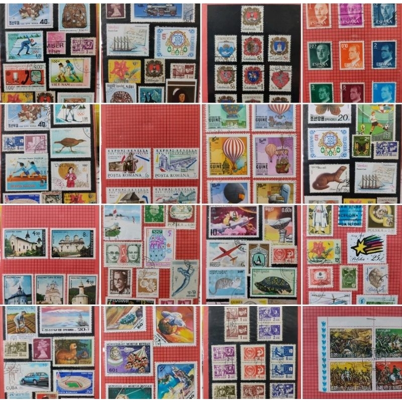 Setem Tema (Angkasa, Sukan, Tokoh, Seni, Flora, Fauna) | Shopee Malaysia